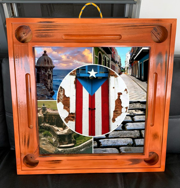 Handcrafted Customizable Puerto Rico Domino Table with Detachable Legs ...